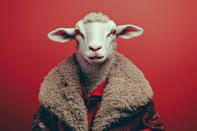 Sheep in suit stock photo. Image of clothing, farm, funny - 380000006