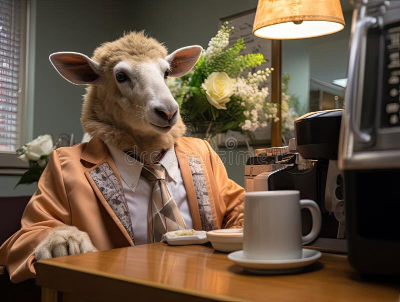 Sheep Cup Coffee Stock Illustrations – 255 Sheep Cup Coffee Stock ...