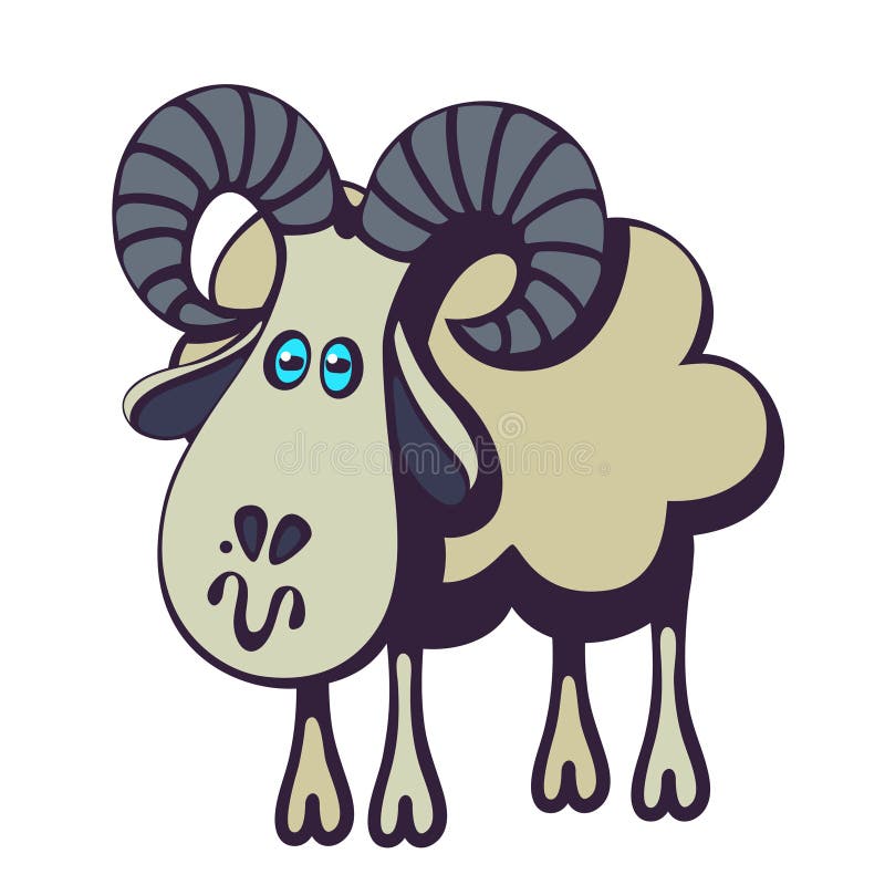 Sheep. stock vector. Illustration of farm, china, feet - 47931871