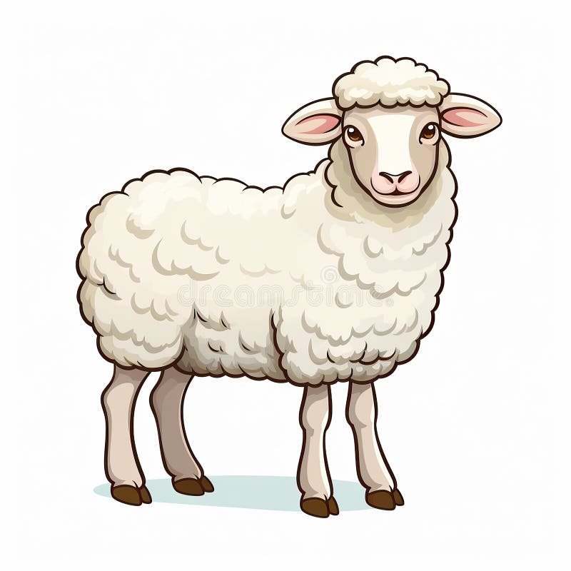 Sheep vector Illustration. stock illustration. Illustration of vector ...