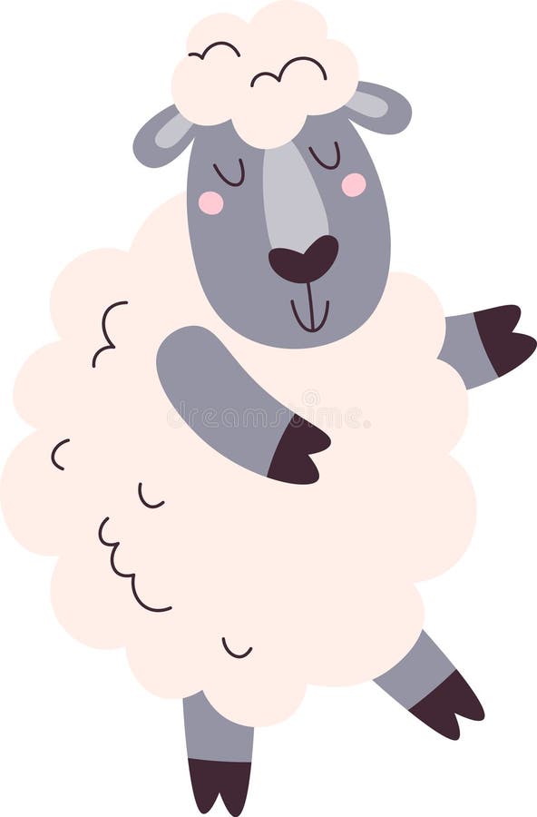 Sheep Animal Outline stock illustration. Illustration of farm - 300414274