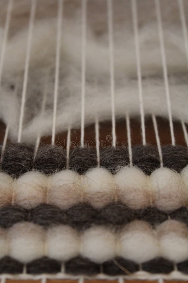 Sheep wool weaving stock photo. Image of textile, sheep - 85732544