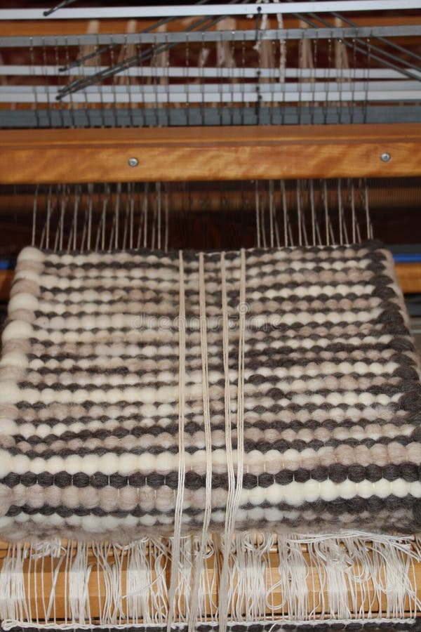 Sheep wool weaving stock photo. Image of warp, animal - 85732610