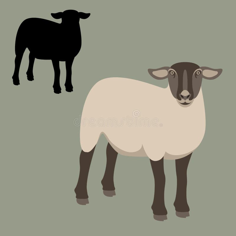 Ram Sheep Vector Illustration Style Flat Black Silhouette Stock Vector ... Ram Sheep Vector Illustration Style Flat Black Silhouette Stock Vector ...