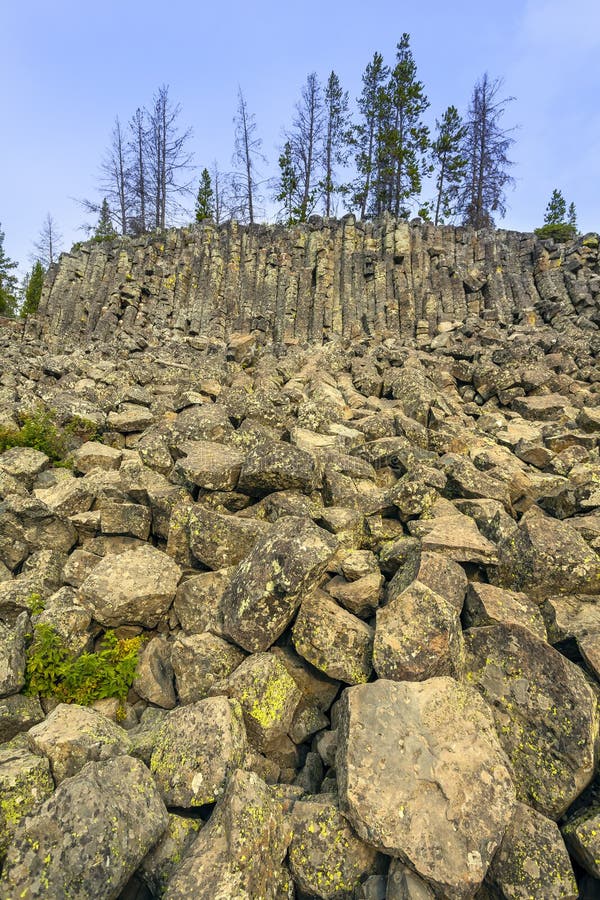 Sheepeater cliff stock photo. Image of geological, stones - 26805016