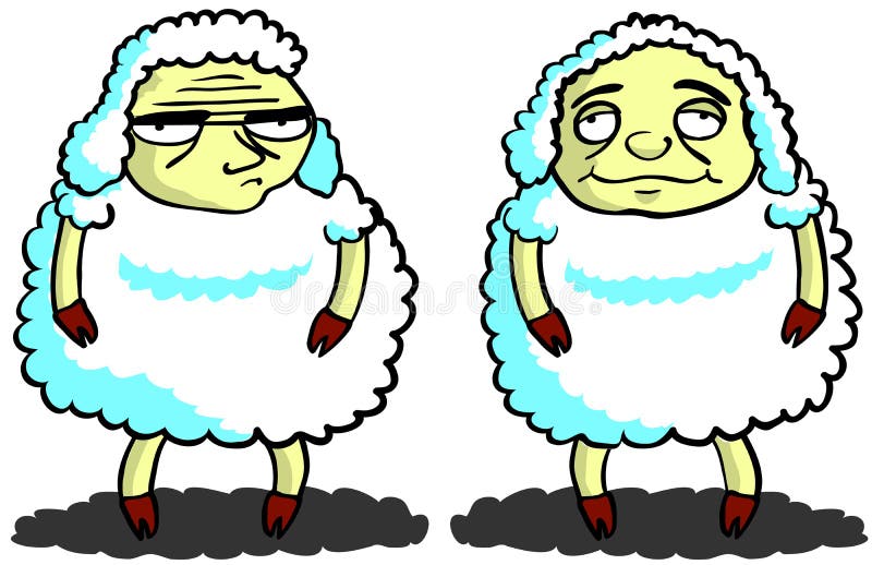 Sheepman stock illustration. Illustration of domesticated - 13164584