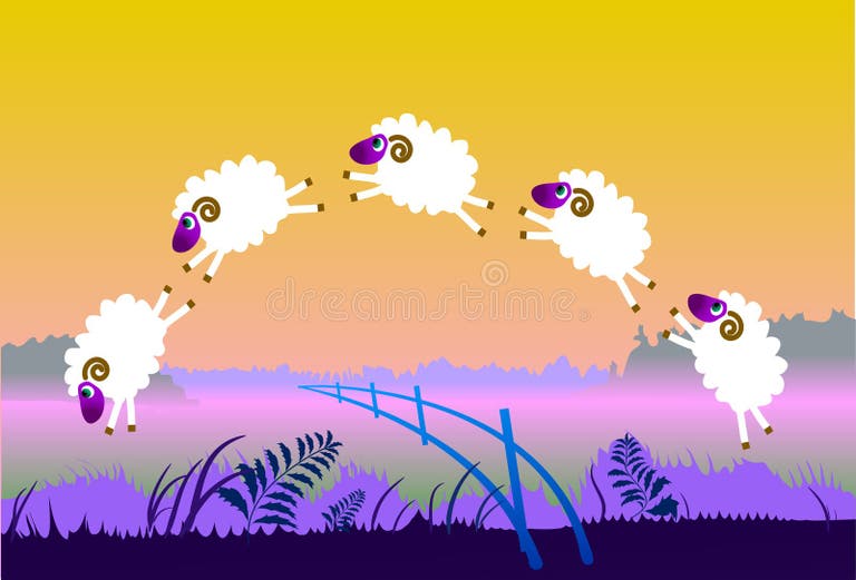 Sleeping Sheep Jump Stock Illustrations – 231 Sleeping Sheep Jump Stock ...