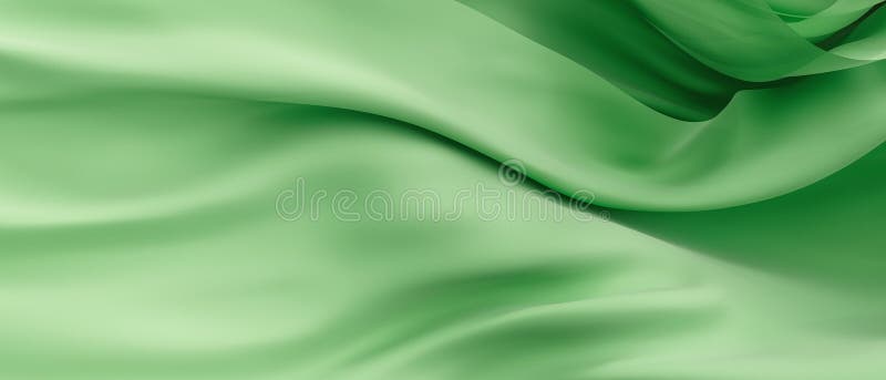 Sheer Green Curtain Cascades in Undulating Folds. Stock Illustration ... Sheer Green Curtain Cascades in Undulating Folds. Stock Illustration ...