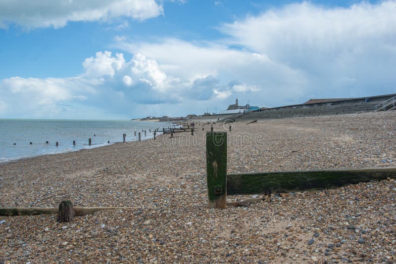 Sheerness beach stock photo. Image of blue, sunny, sheerness - 33790442