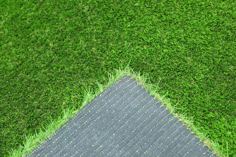 Sheet of Artificial Turf As Background, Closeup Stock Photo - Image of ...