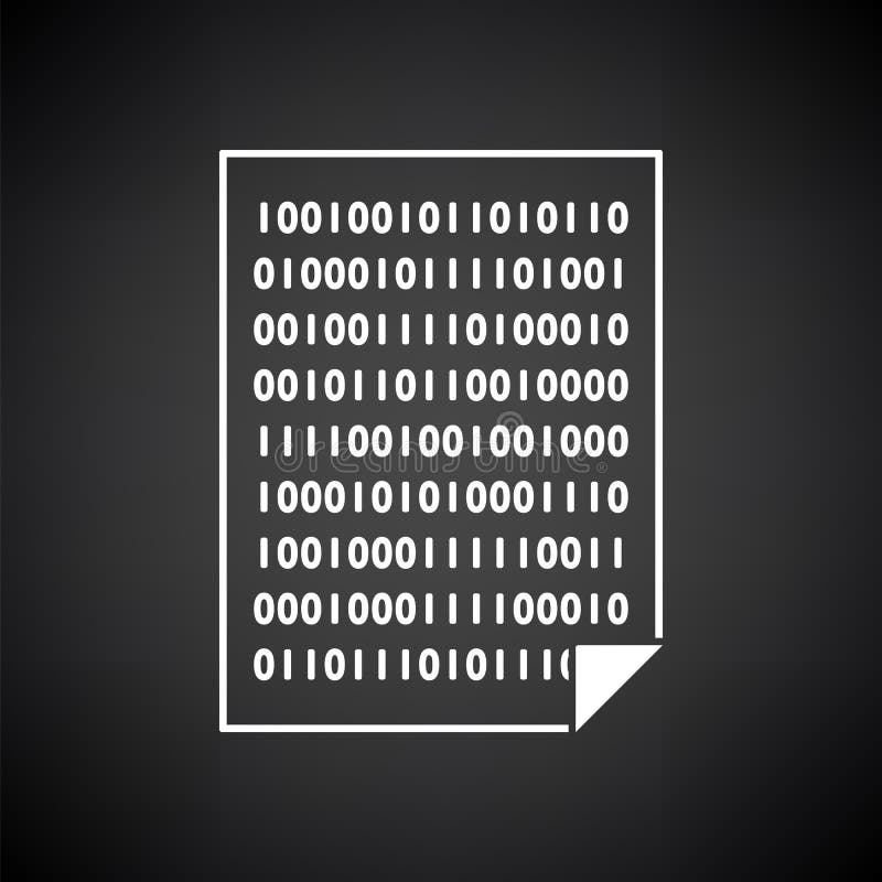 Sheet of Binary Codes Listing Seamless Pattern Stock Vector ...