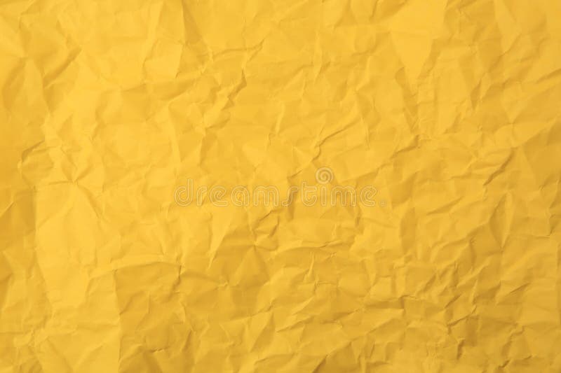 Sheet of Crumpled Orange Paper As Background, Top View Stock Photo ...