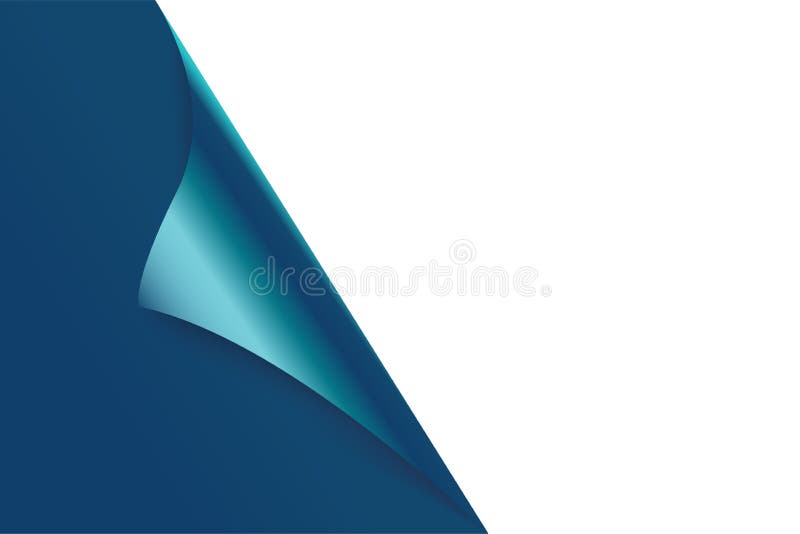 Sheet of Curled Blue Paper Background. Stock Vector - Illustration of ... Sheet of Curled Blue Paper Background. Stock Vector - Illustration of ...