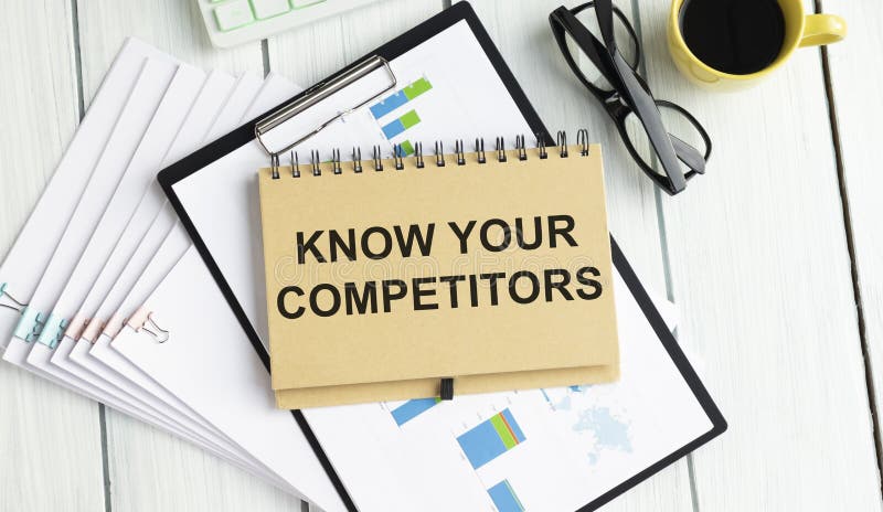 Your Competitor Takes All. Pay Attention To Real Deal Stock Photo ...