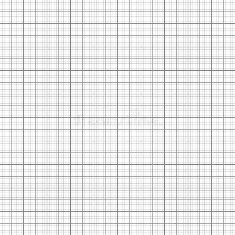 Sheet of Graph Paper with Grid. Millimeter Paper Texture, Geometric ...