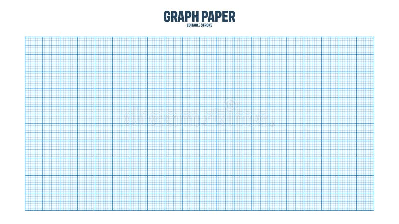 Sheet of Graph Paper with Grid. Millimeter Paper Texture, Geometric ...