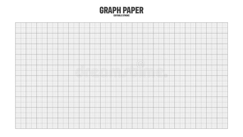 Sheet of Graph Paper with Grid. Millimeter Paper Texture, Geometric ...