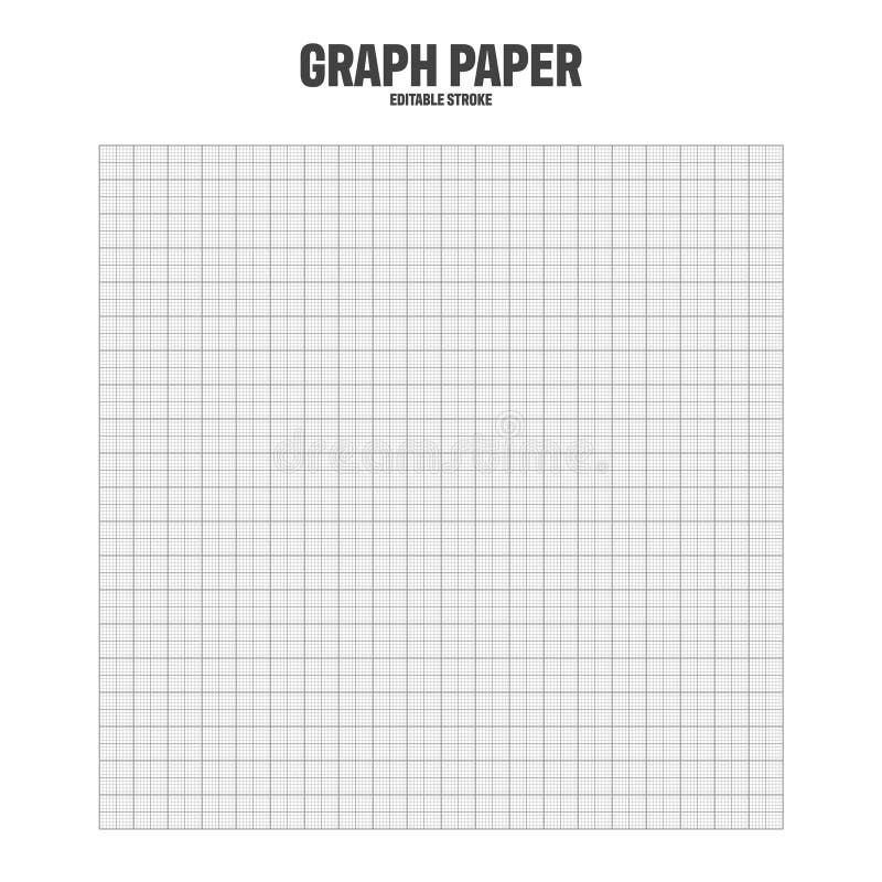 Sheet of Graph Paper with Grid. Millimeter Paper Texture, Geometric ...