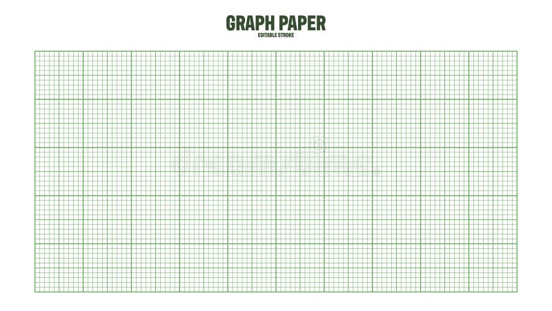 Green Engineering Graph Paper Printable Millimeter Graph Paper Grid