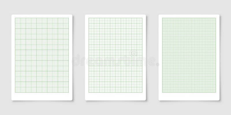 Sheet of Graph Paper with Grid. Millimeter Paper Texture, Geometric ...