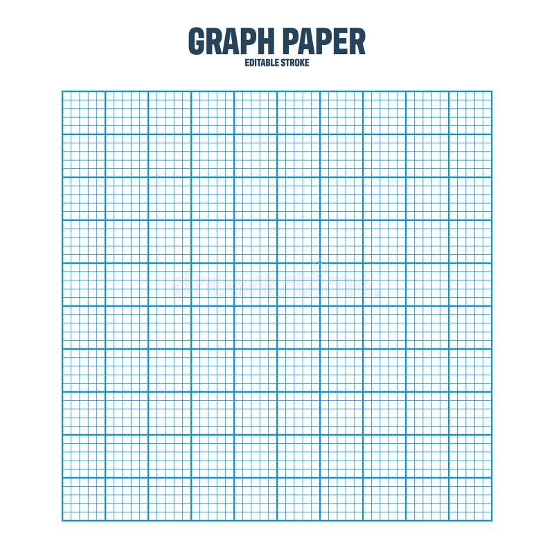 Sheet of Graph Paper with Grid. Millimeter Paper Texture, Geometric ...