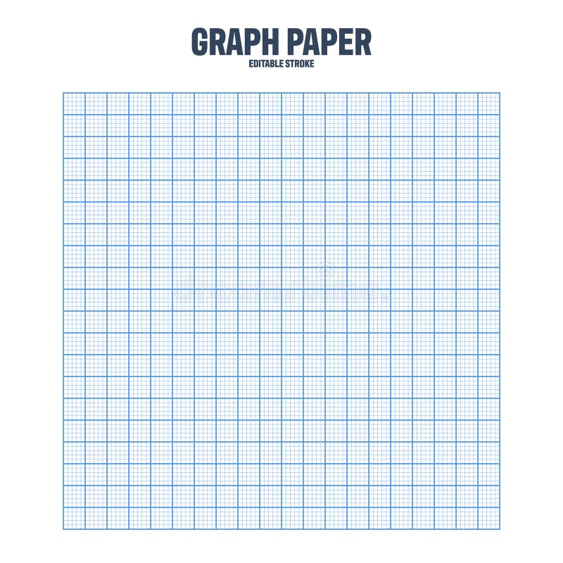 Sheet of Graph Paper with Grid. Millimeter Paper Texture, Geometric ...