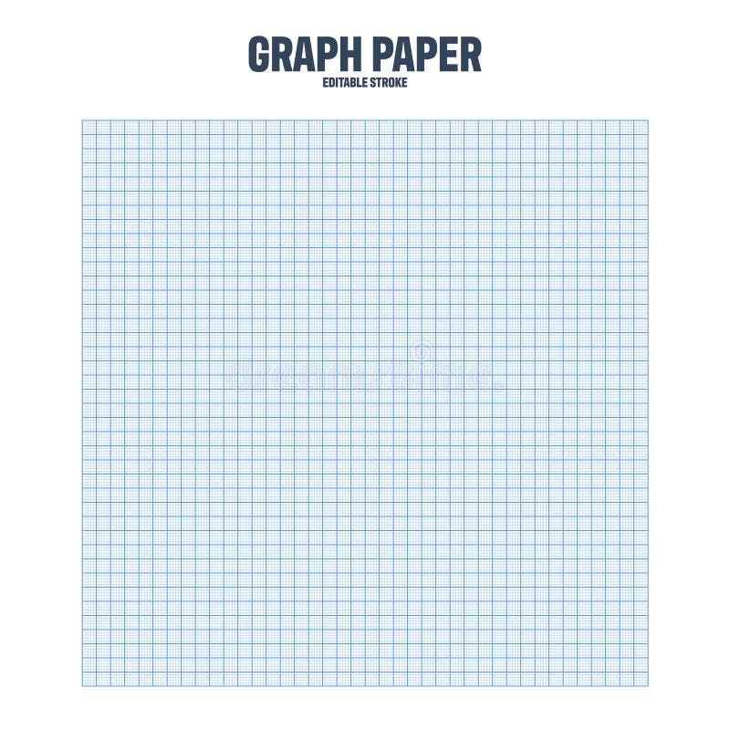 Sheet of Graph Paper with Grid. Millimeter Paper Texture, Geometric ...