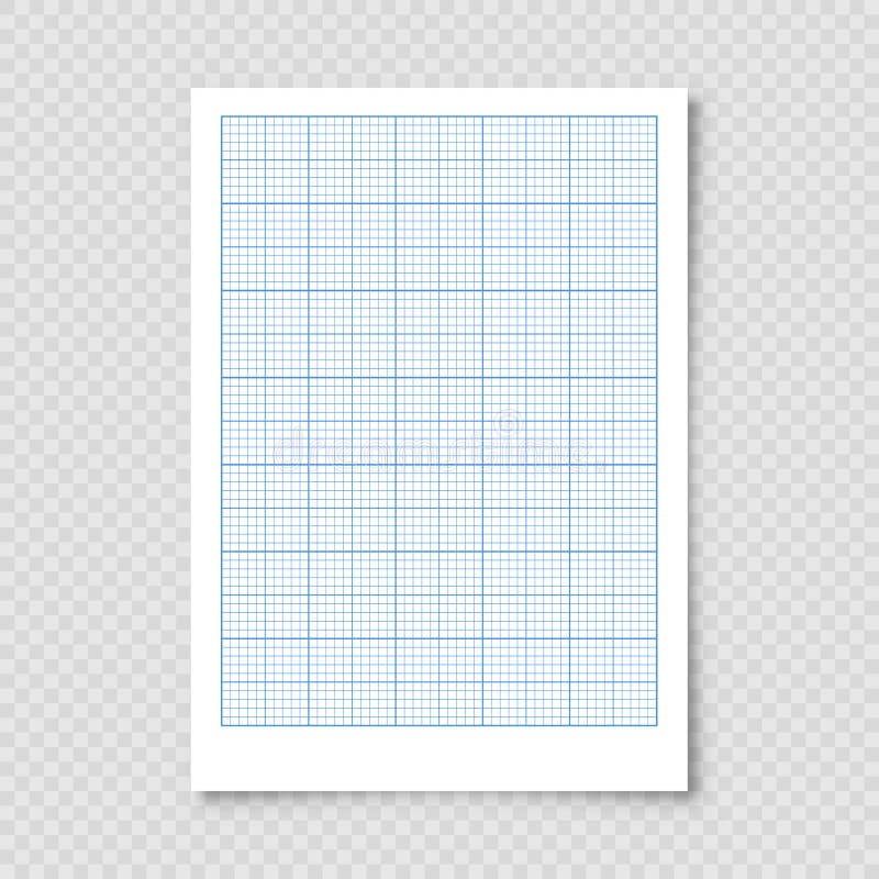 Sheet of Graph Paper with Grid. Millimeter Paper Texture, Geometric ...