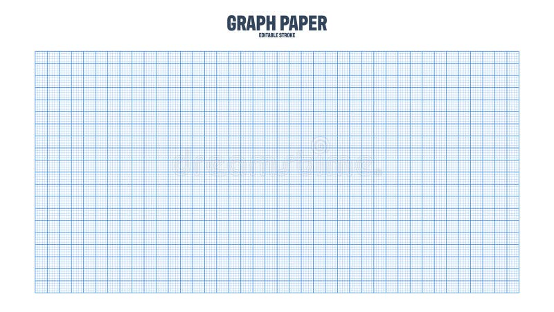 Sheet of Graph Paper with Grid. Millimeter Paper Texture, Geometric ...