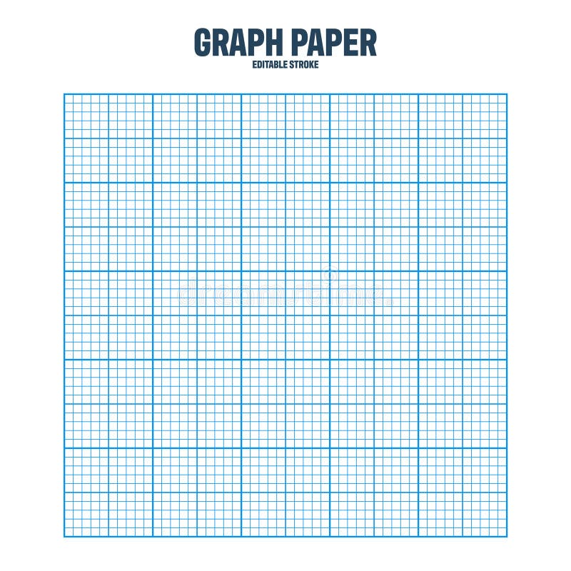 Sheet of Graph Paper with Grid. Millimeter Paper Texture, Geometric ...