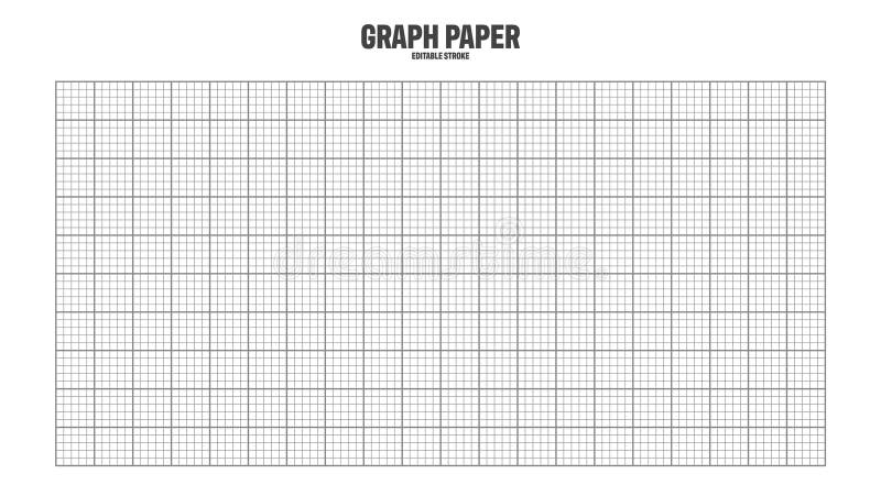 Sheet of Graph Paper with Grid. Millimeter Paper Texture, Geometric ...