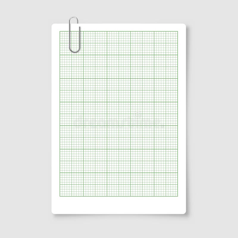 Sheet of Graph Paper with Grid. Millimeter Paper Texture, Geometric ...
