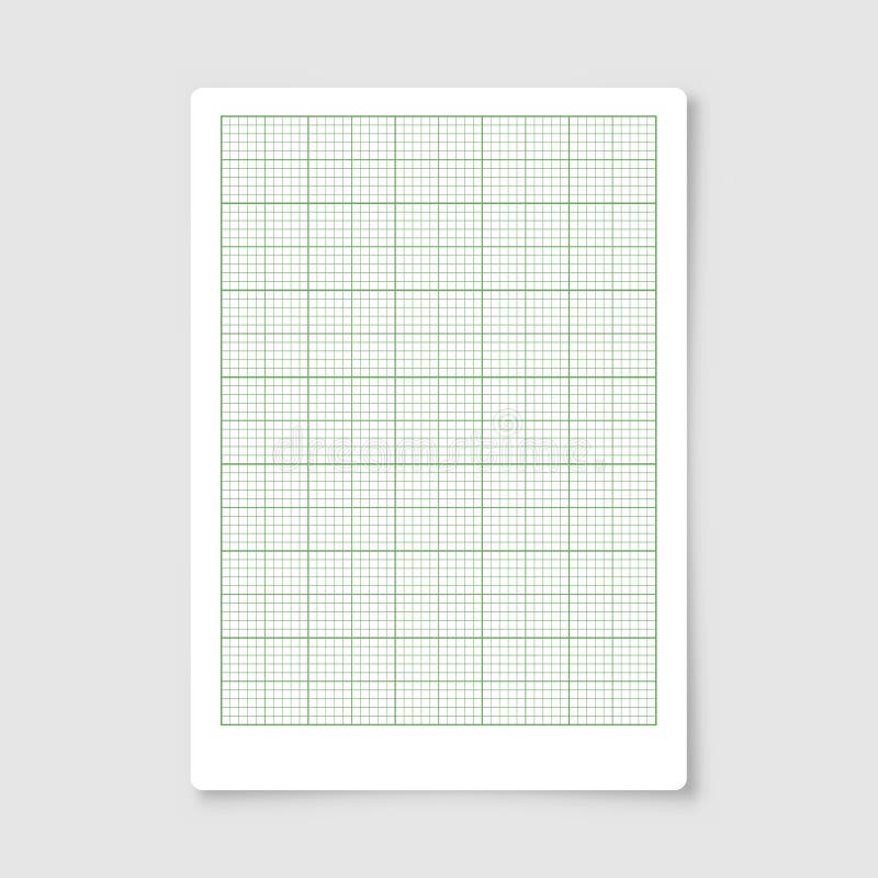 Sheet of Graph Paper with Grid. Millimeter Paper Texture, Geometric ...