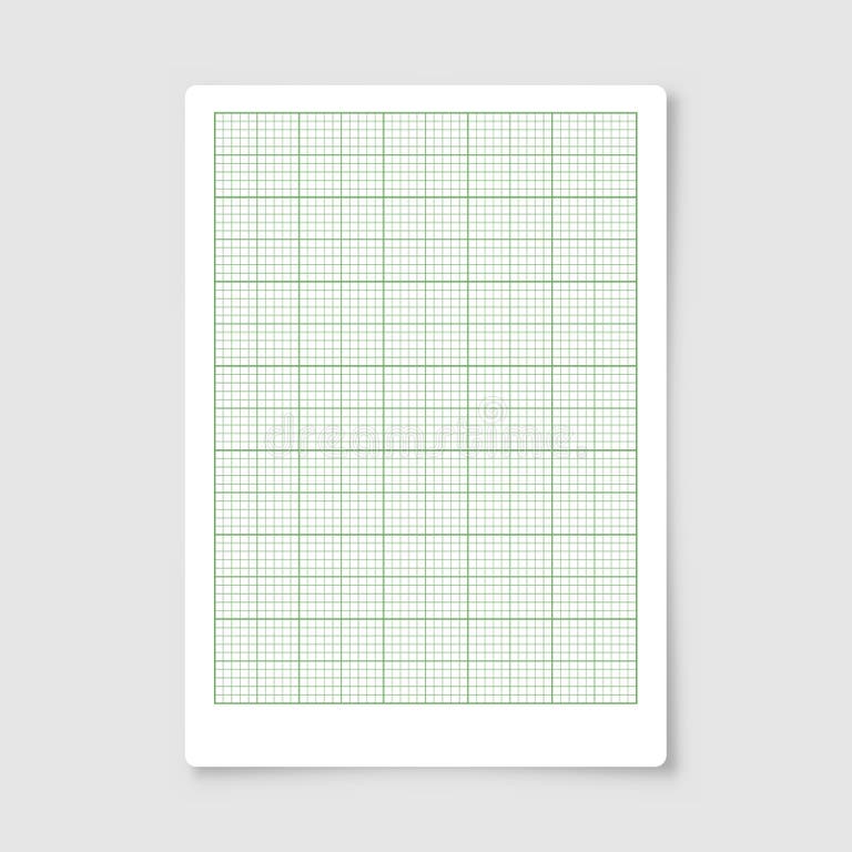 Sheet of Graph Paper with Grid. Millimeter Paper Texture, Geometric ...