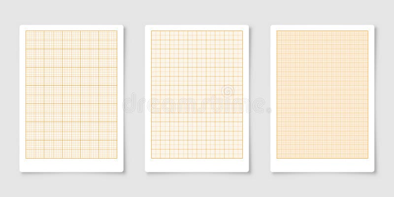 Sheet of Graph Paper with Grid. Millimeter Paper Texture, Geometric ...