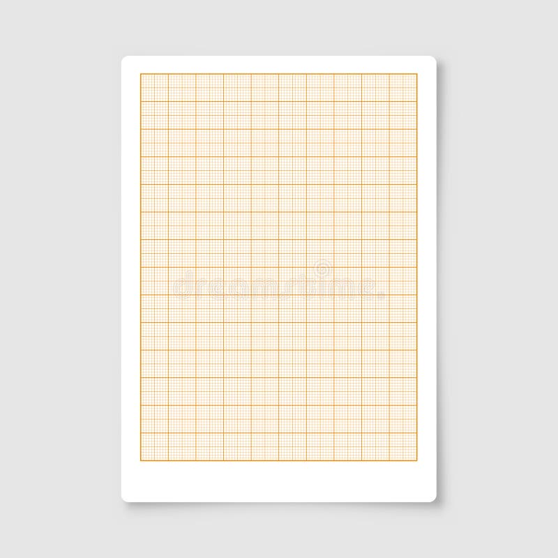 Sheet of Graph Paper with Grid. Millimeter Paper Texture, Geometric ...