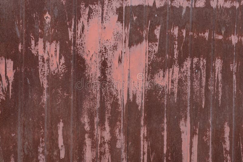 Sheet of Iron Covered with Reddish Rust. Place for Text Stock Photo ...