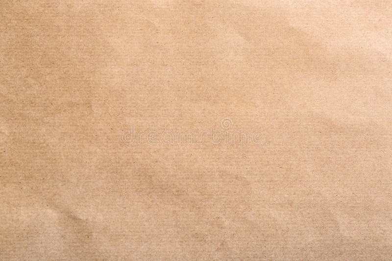 Sheet of Kraft Paper As Background, Top View. Stock Image - Image of ...