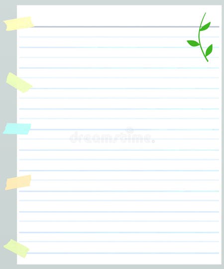 Cartoon Lined Paper Stock Illustrations – 4,286 Cartoon Lined Paper ...
