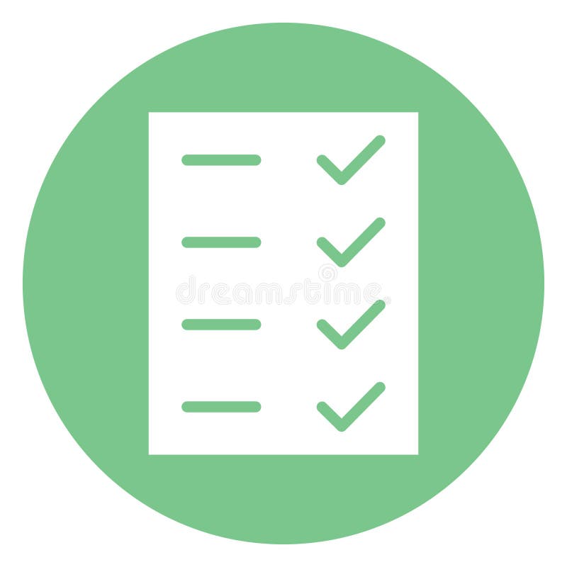 Daily Sheet, Mark Sheet Isolated Vector Icon Which Can Be Easily ...