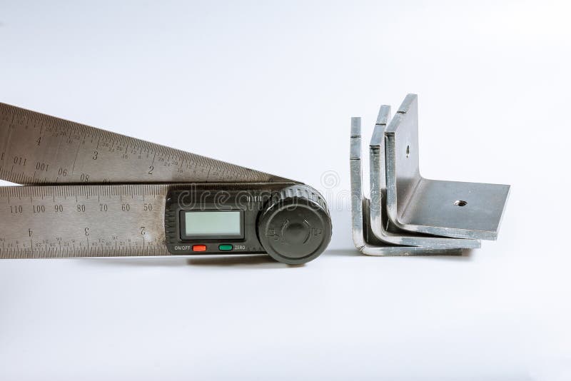 Sheet Metal Bending Tool and Equipment Isolated on a White. Bend Tools ...