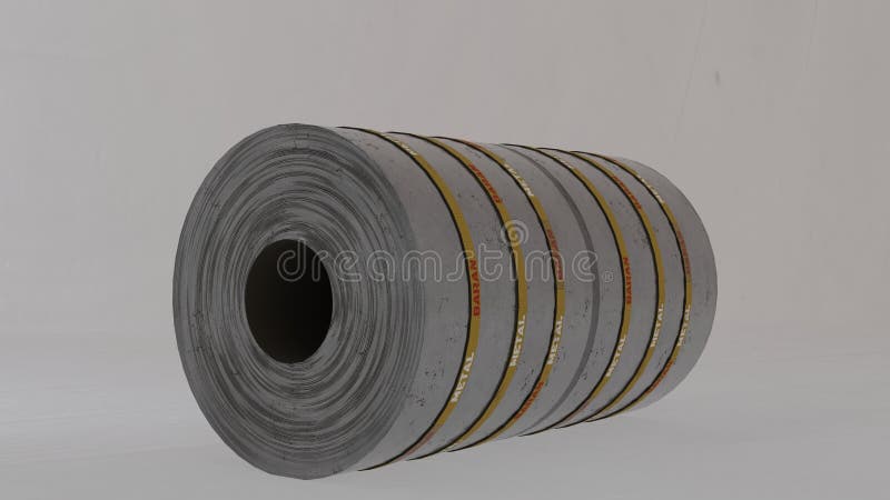 Sheet Metal bundle stock illustration. Illustration of factory - 339473385