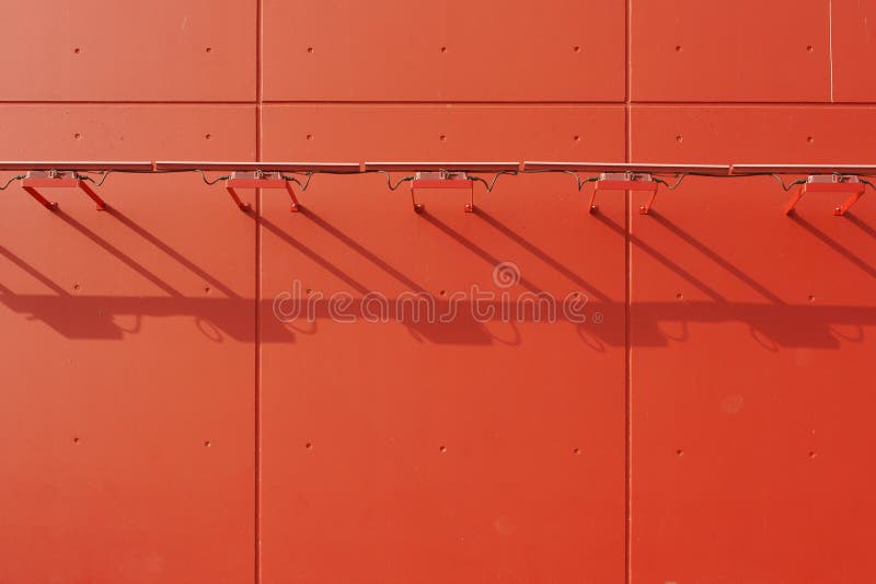 Metal facade stock image. Image of shadow, arrangement - 45769427