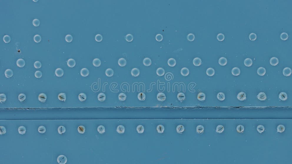 Sheet Metal Frame with Rivets. Stock Image - Image of iron, surface ...