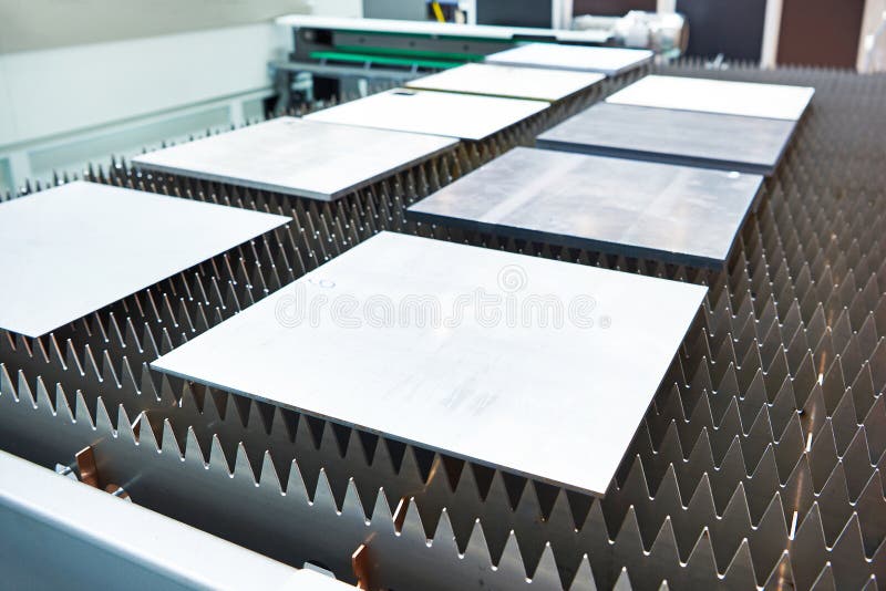Metal Laser Cutting Machine Control Panel Stock Image - Image of steel ...