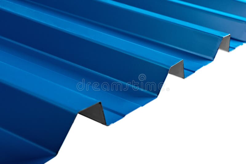 Sheet Metal Profile Type, Modern Material for the Roof of Houses Stock ...