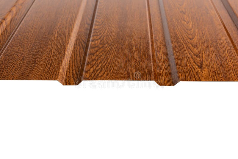 Sheet Metal Profile Type, Modern Material for the Roof of Houses Stock ...