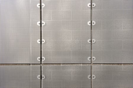 Sheet metal wall screen stock photo. Image of cover, attachments - 13166376