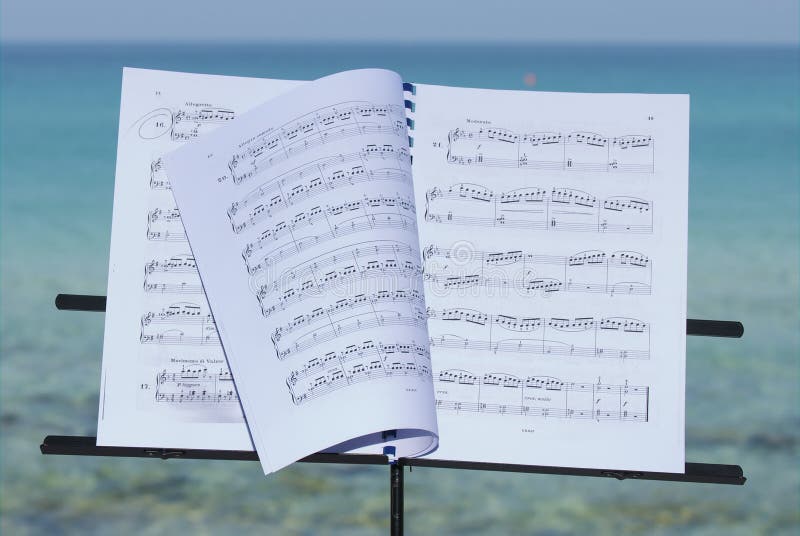 An old partiture stock photo. Image of treble, sound, sharp - 153224