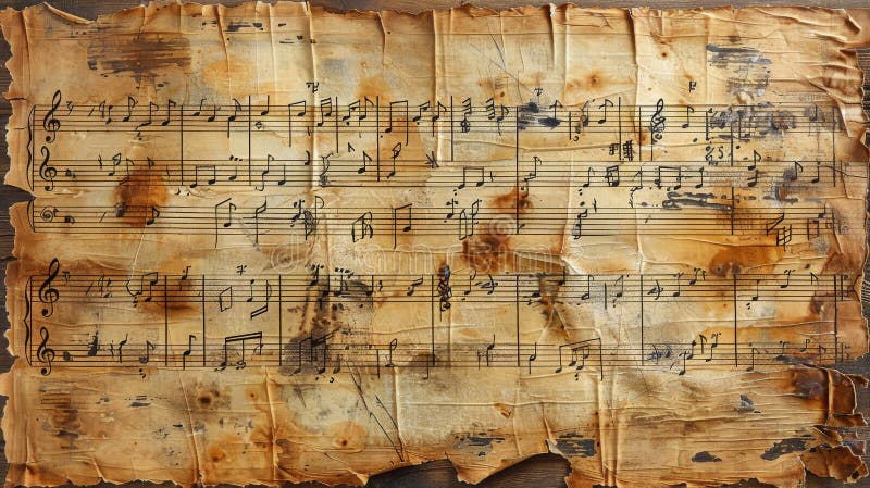 Sheet Music with Notes stock image. Image of score, written - 310605707